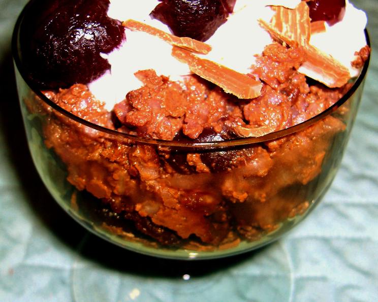 Rich Chocolate Cherry Brown Rice Pudding Recipe - Food.com
