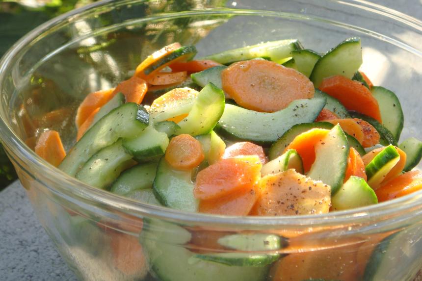 Chef Michael Smith Cucumber and Carrot Salad Recipe - Food.com