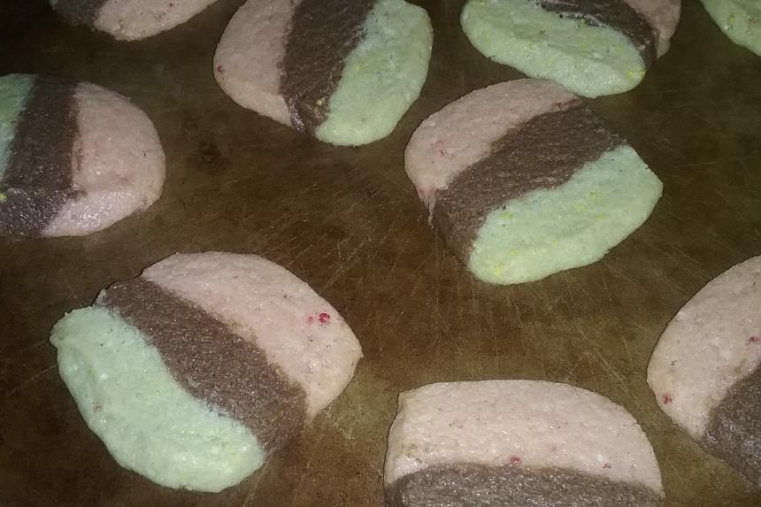 Colored Striped Icebox Cookies Recipe - Food.com