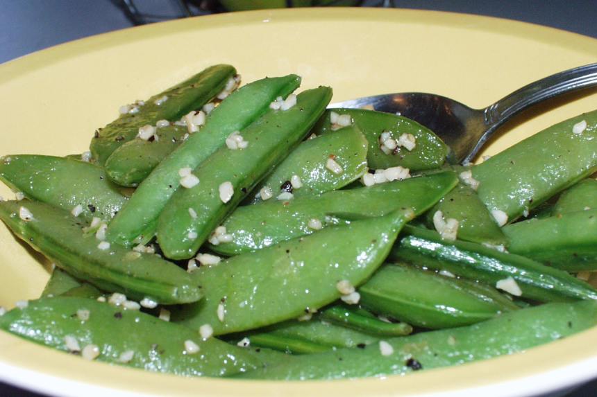 Garlic Snow Peas Recipe - Food.com