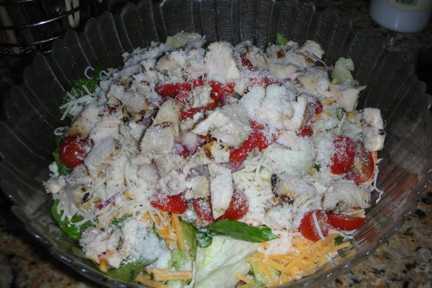 Garvey's Grill's Garbage Salad Recipe - Food.com