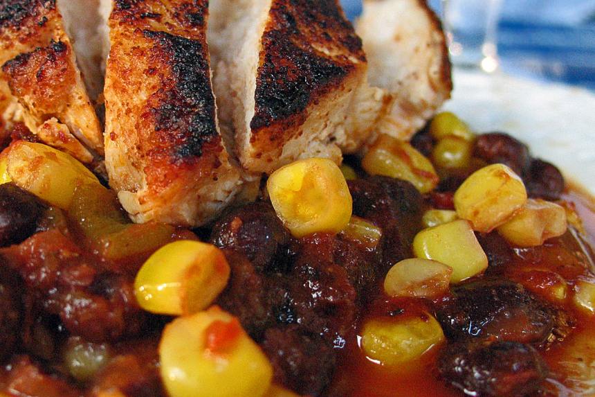 Blackened Chicken and Beans Recipe - Food.com