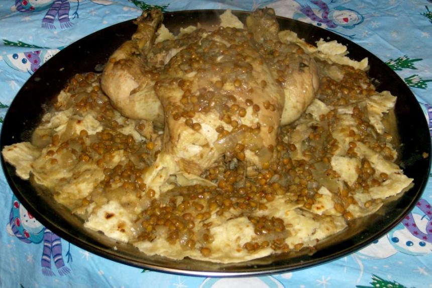 Rfissa (Moroccan Chicken With Lentils) Recipe - Food.com
