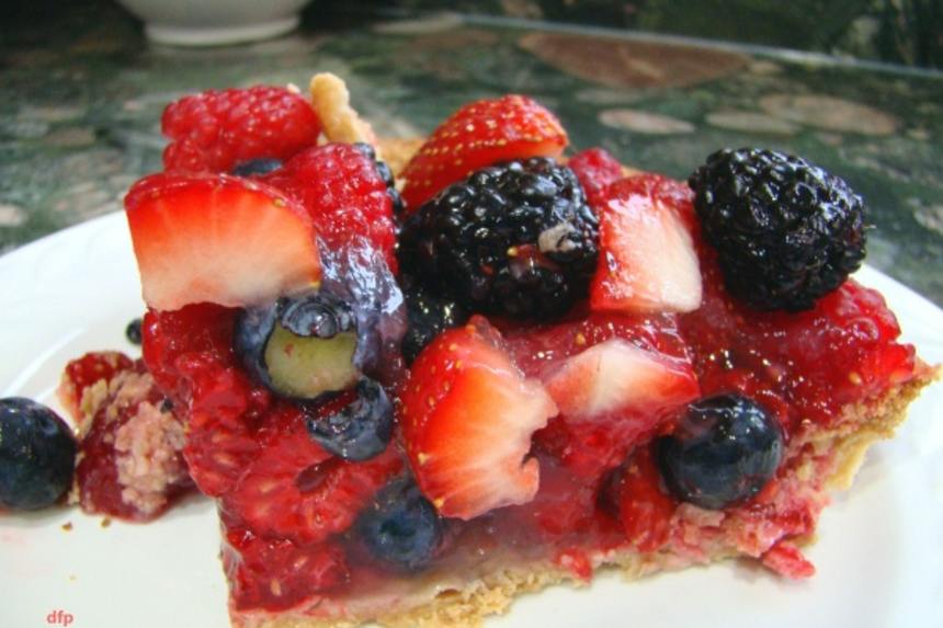Glazed Fresh Berry Pie Recipe - Food.com