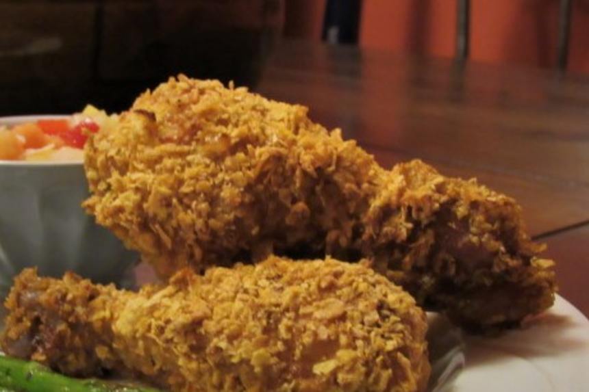 Double Coated Chicken With Corn Flakes Recipe - Food.com