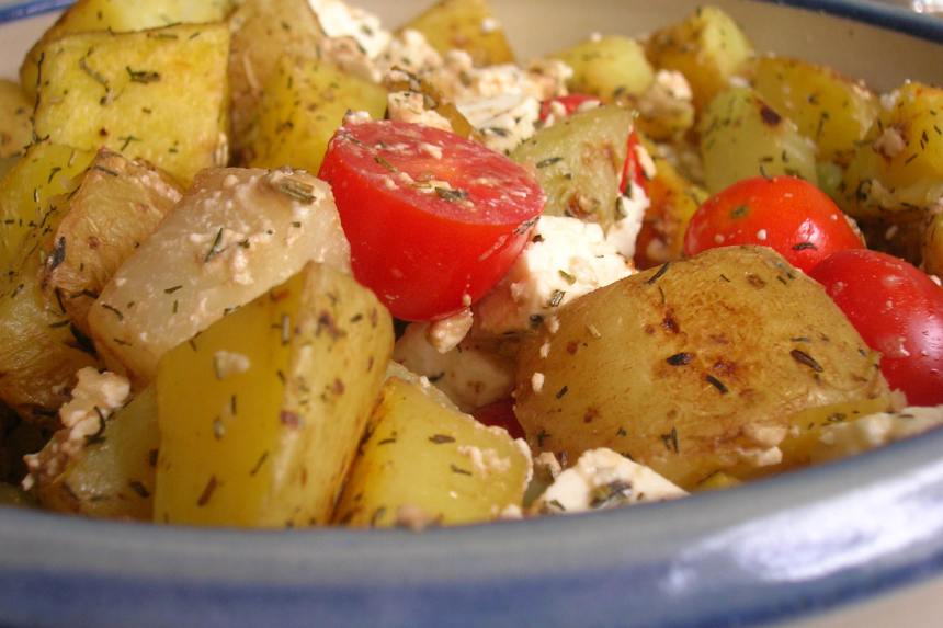 Mediterranean Roasted Potato Salad Recipe - Food.com