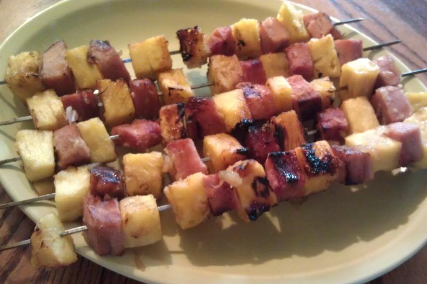 Grilled Ham & Pineapple Kabobs Recipe - Food.com