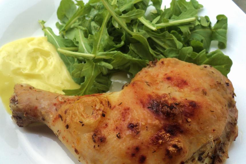 Crispy Salt Crusted Chicken With Roasted Shallots Recipe - Food.com