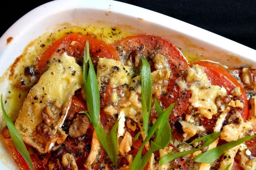 Simple Sliced Tomato-And-Cheese Side Dish Recipe - Food.com