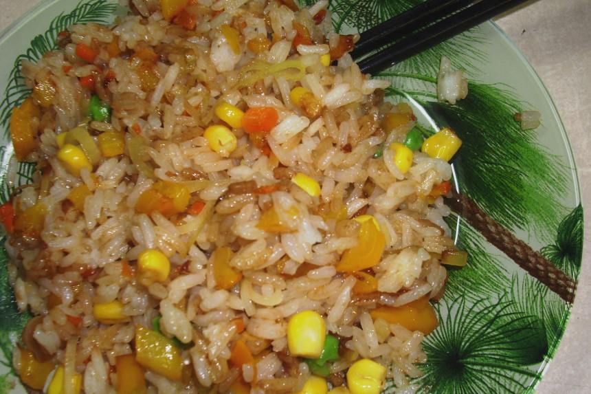 Fried White Rice With Vegetables Recipe - Food.com