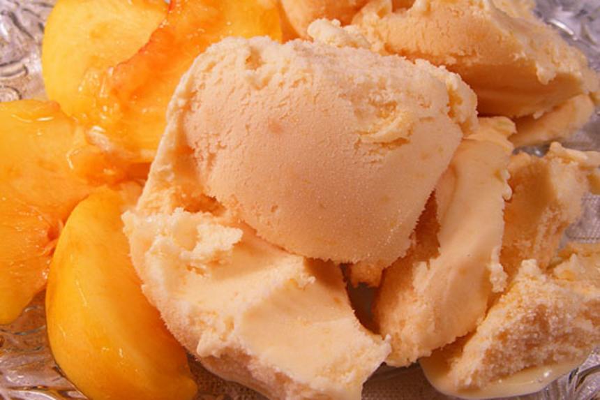 Deluxe Peach Ice Cream Recipe - Food.com