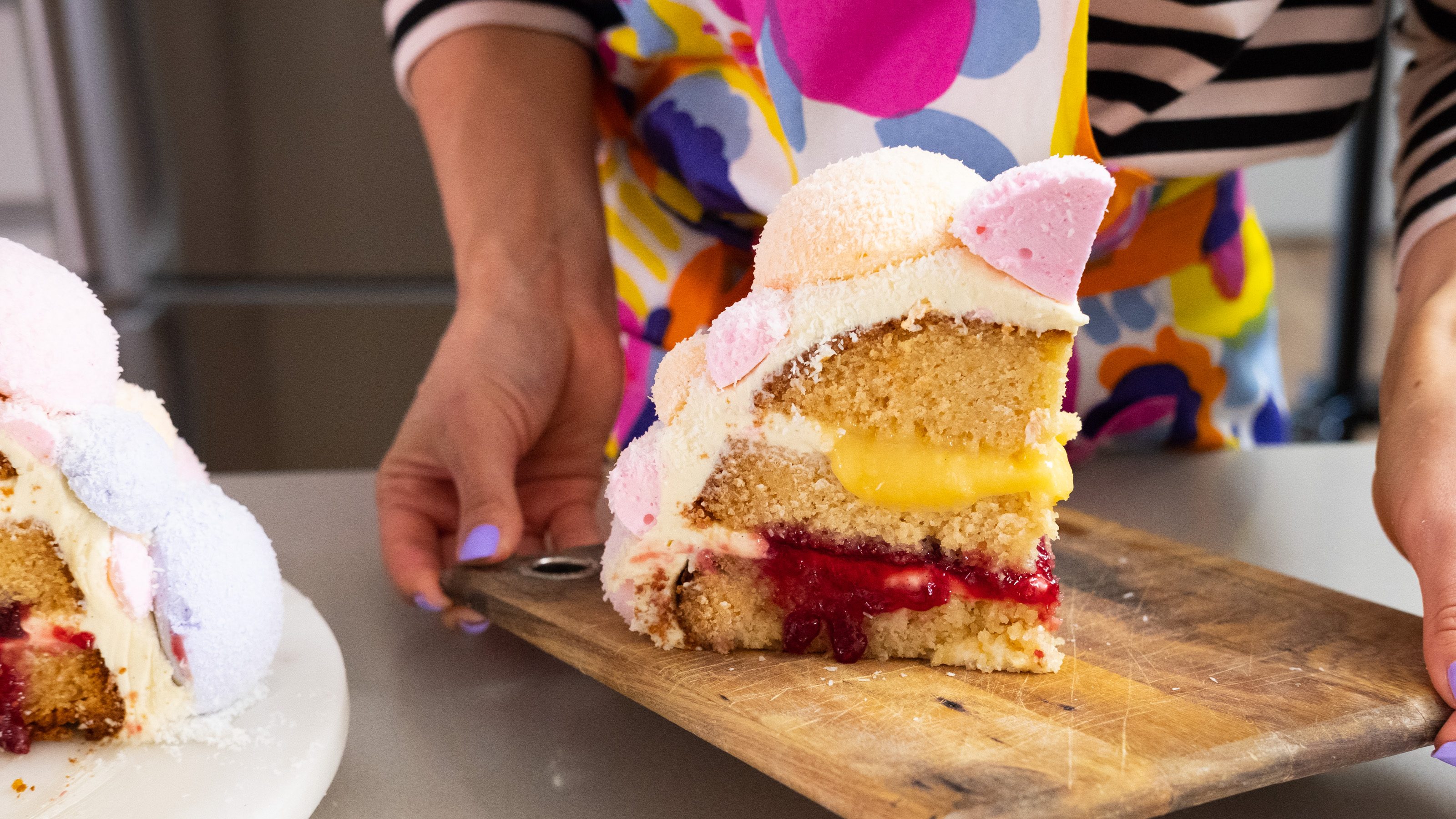 Make Katherine Sabbaths Marshmallow Pom-Pom Cake - Food.com
