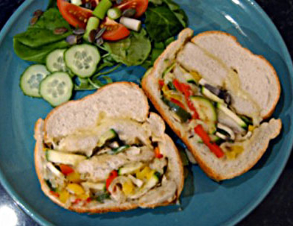 Vegetable Stuffed Loaf Recipe - Food.com