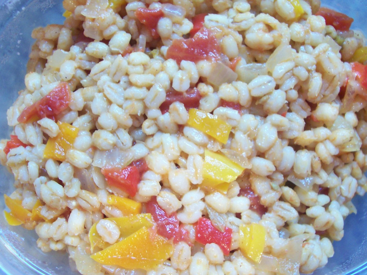 how to make organic barley pilaf