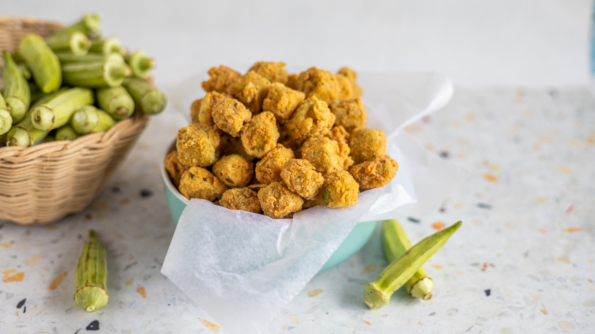 how to make fried okra easy