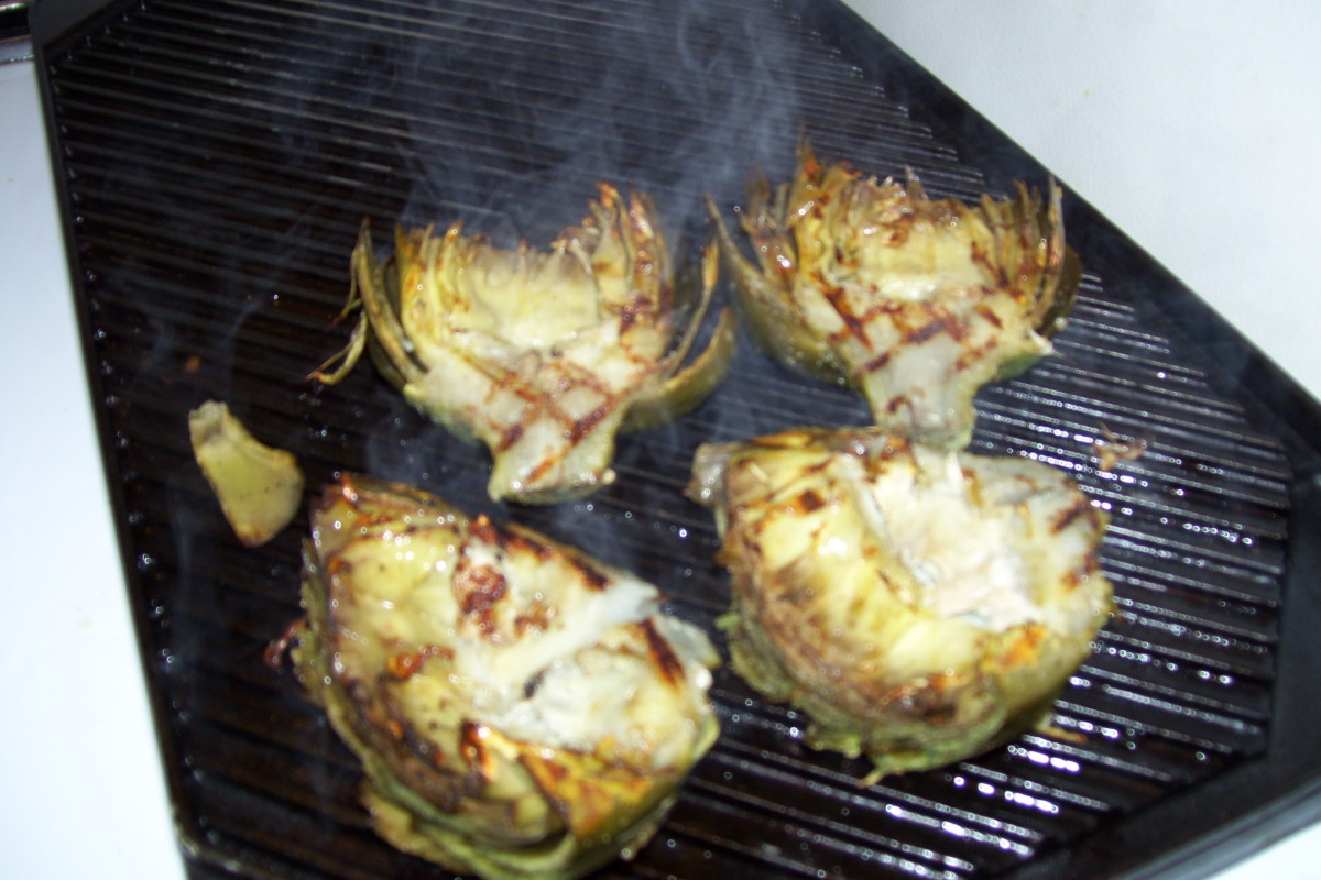 how to cook artichoke on barbecue