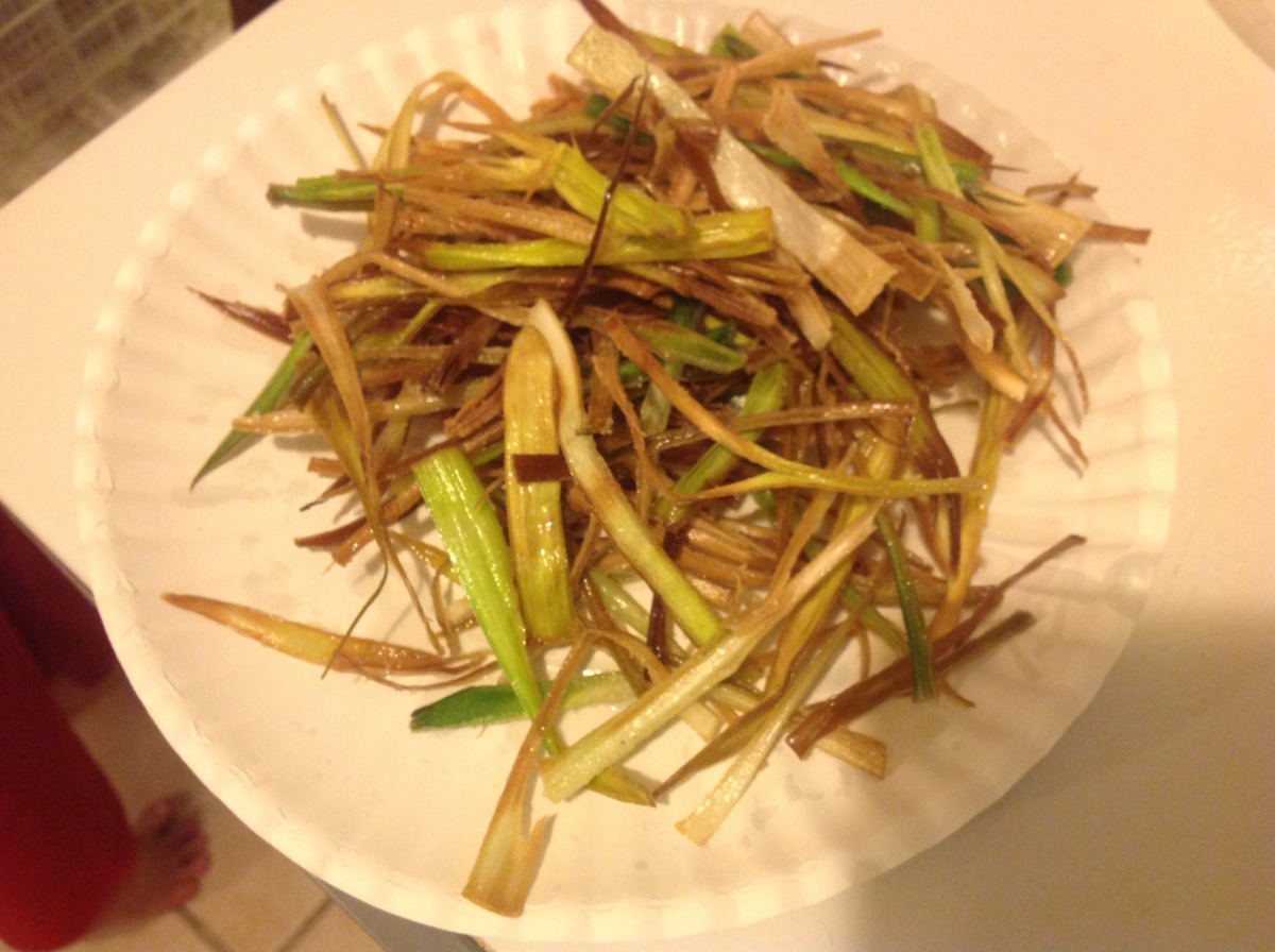 how to cook crispy leeks