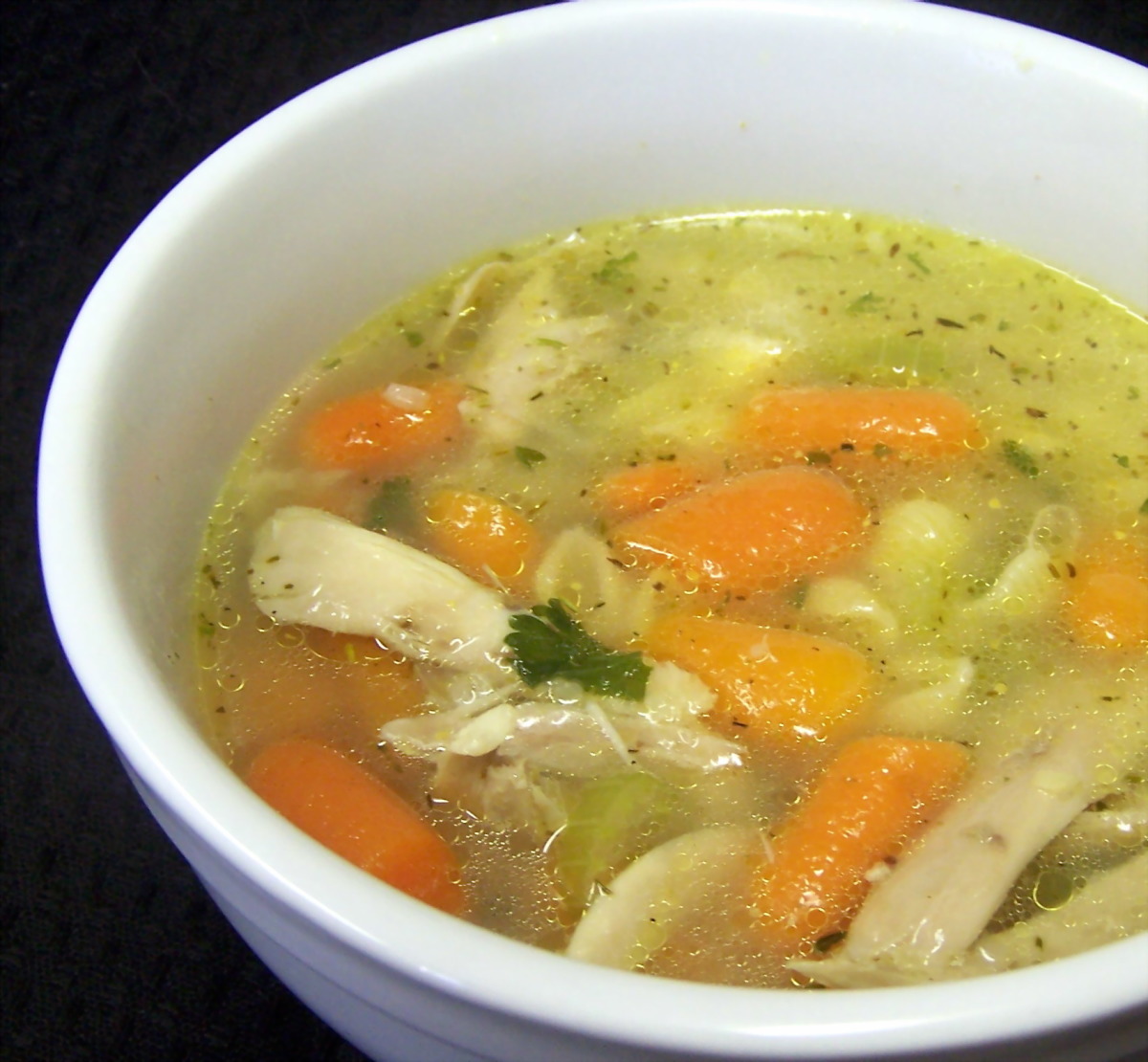 how to prepare chicken leg soup