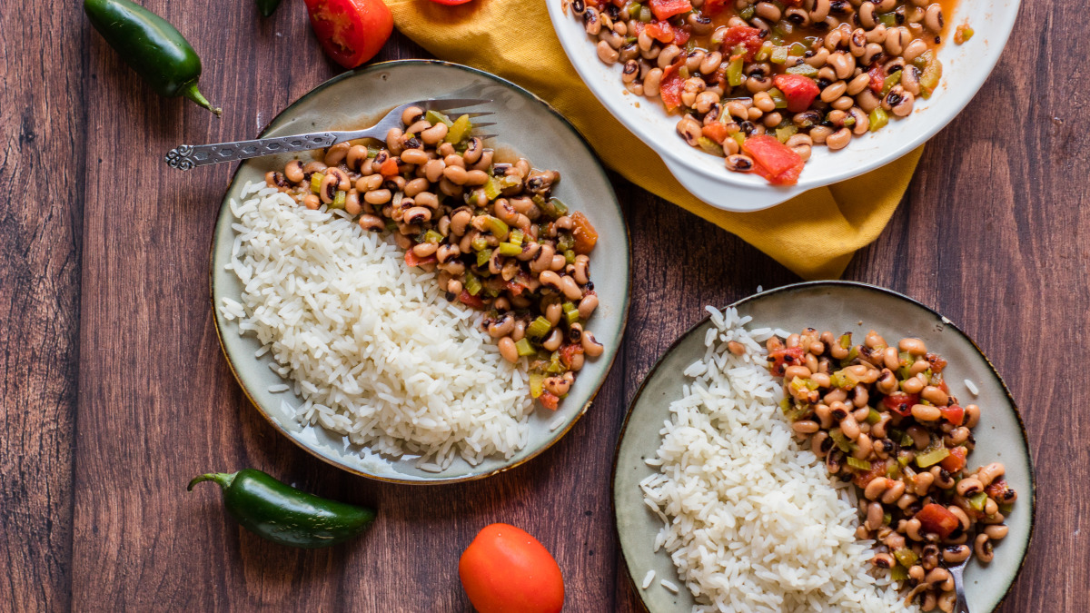 how to cook black eyed beans in crock pot