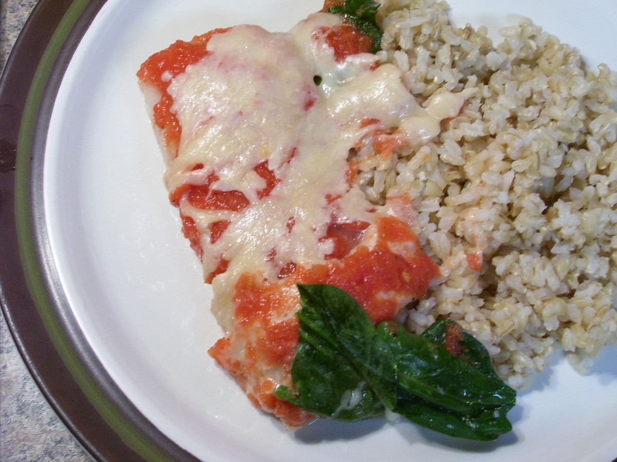 Baked Fish With Spinach and Tomatoes Recipe - Food.com
