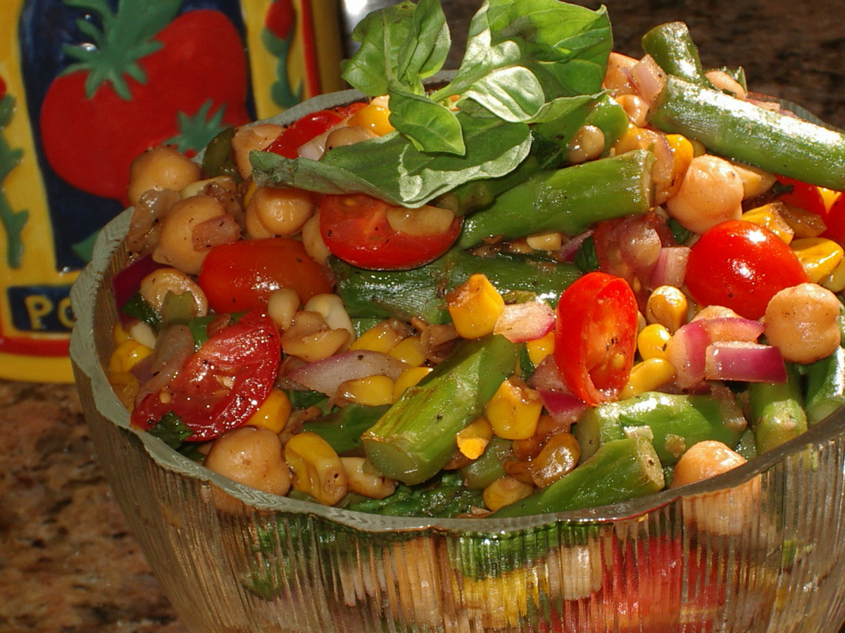 how to cook baby corn and asparagus