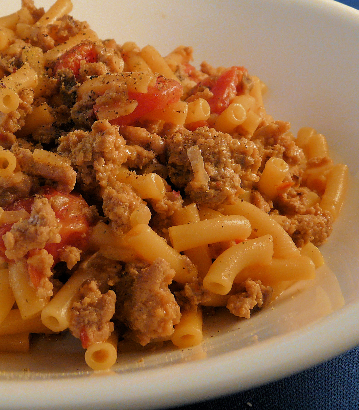 how to cook macaroni and mince