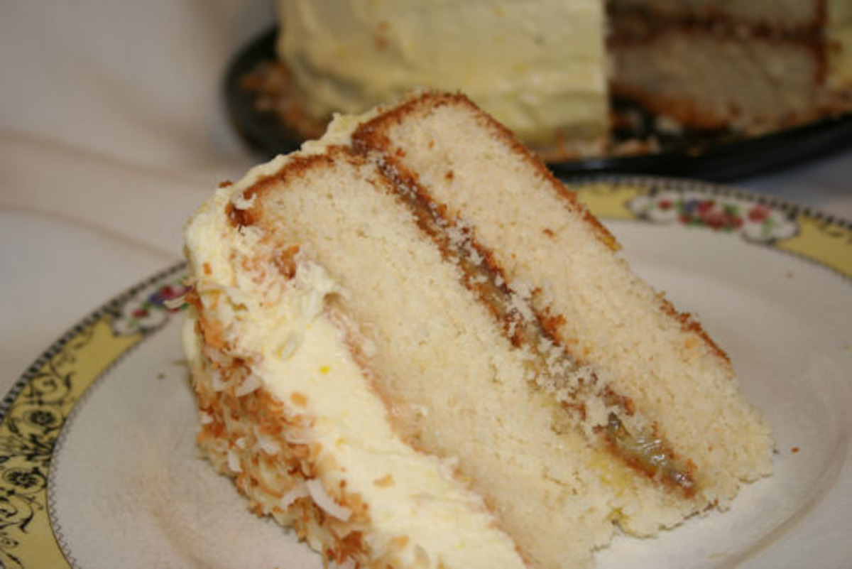 Coconut Lemon Layer Cake Recipe - Food.com
