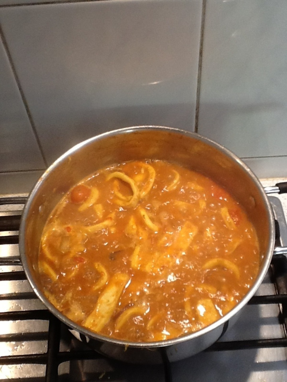 how to make calamari curry