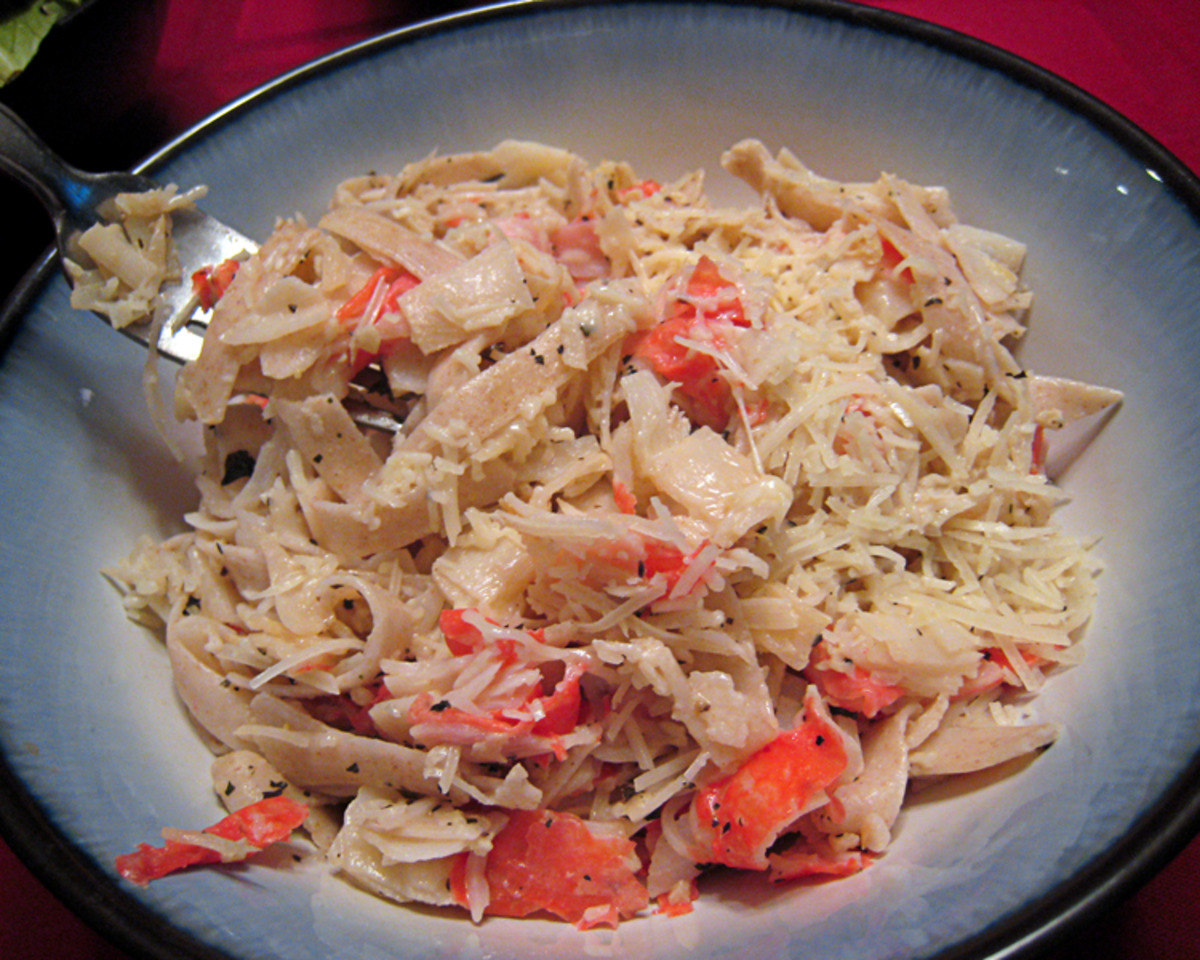 how to cook crab for pasta