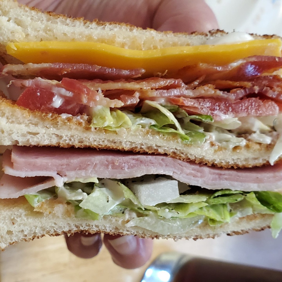 Turkey Club Sandwich Recipe Food