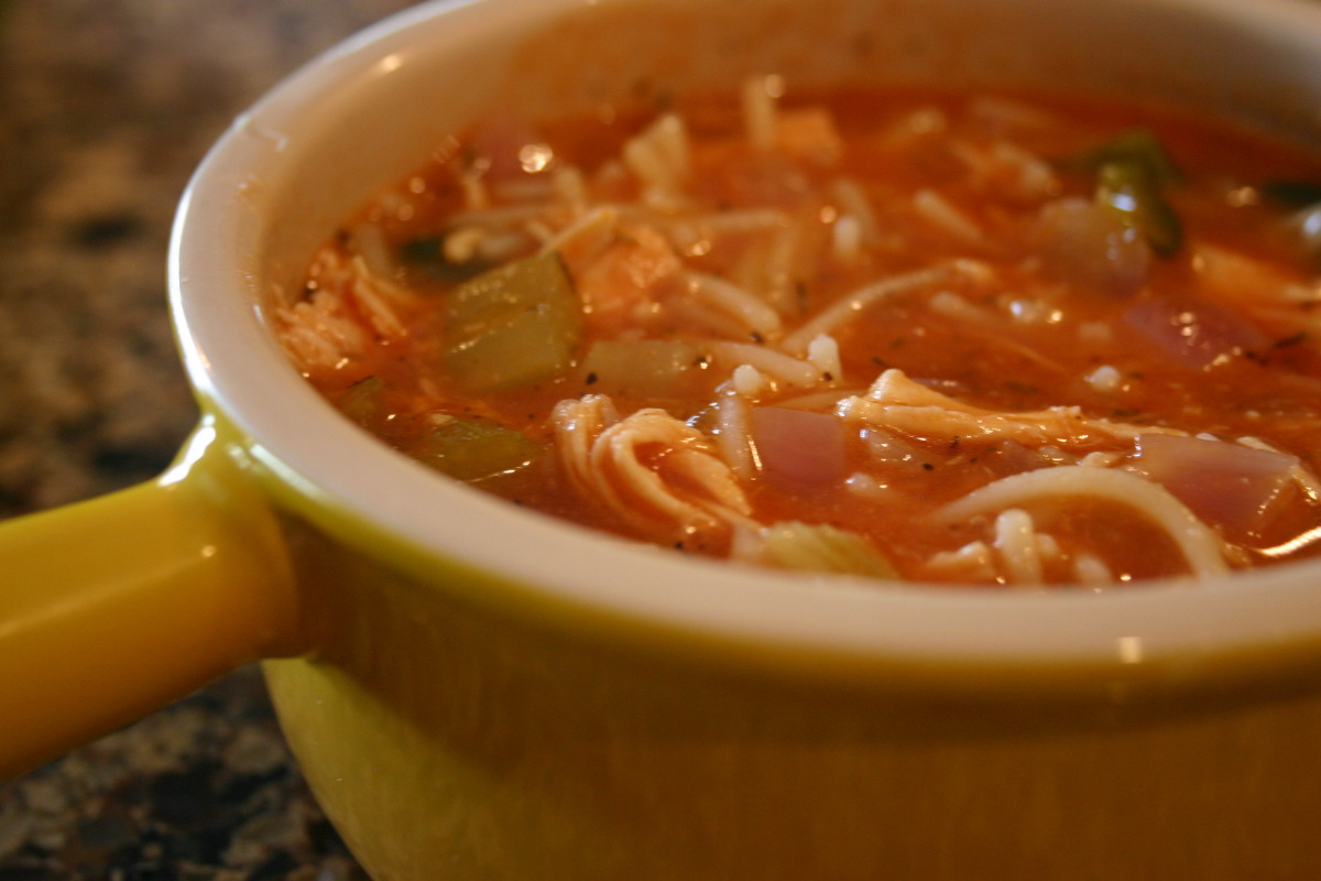 how to cook chicken tomato soup