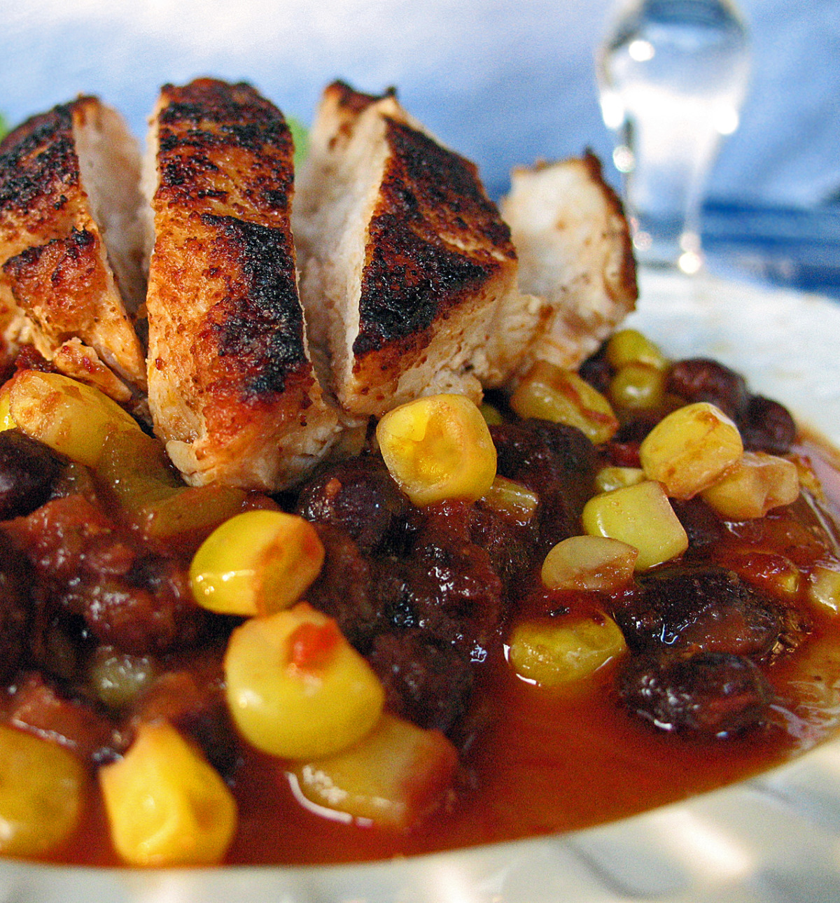Blackened Chicken and Beans Recipe - Food.com