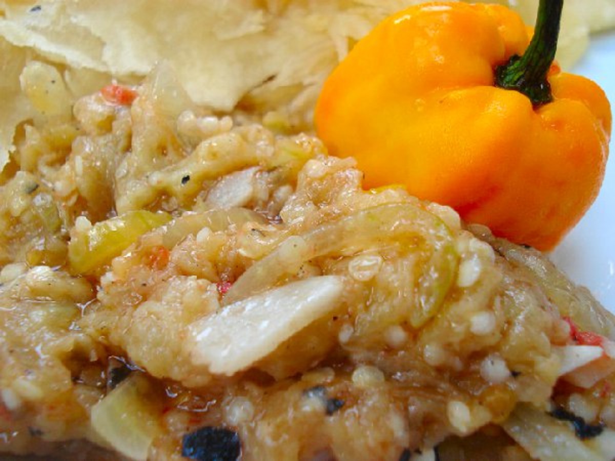 how to cook guyanese eggplant