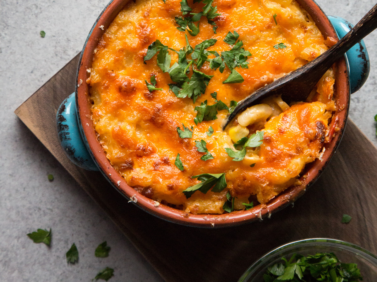 how to cook macaroni and cheese pie