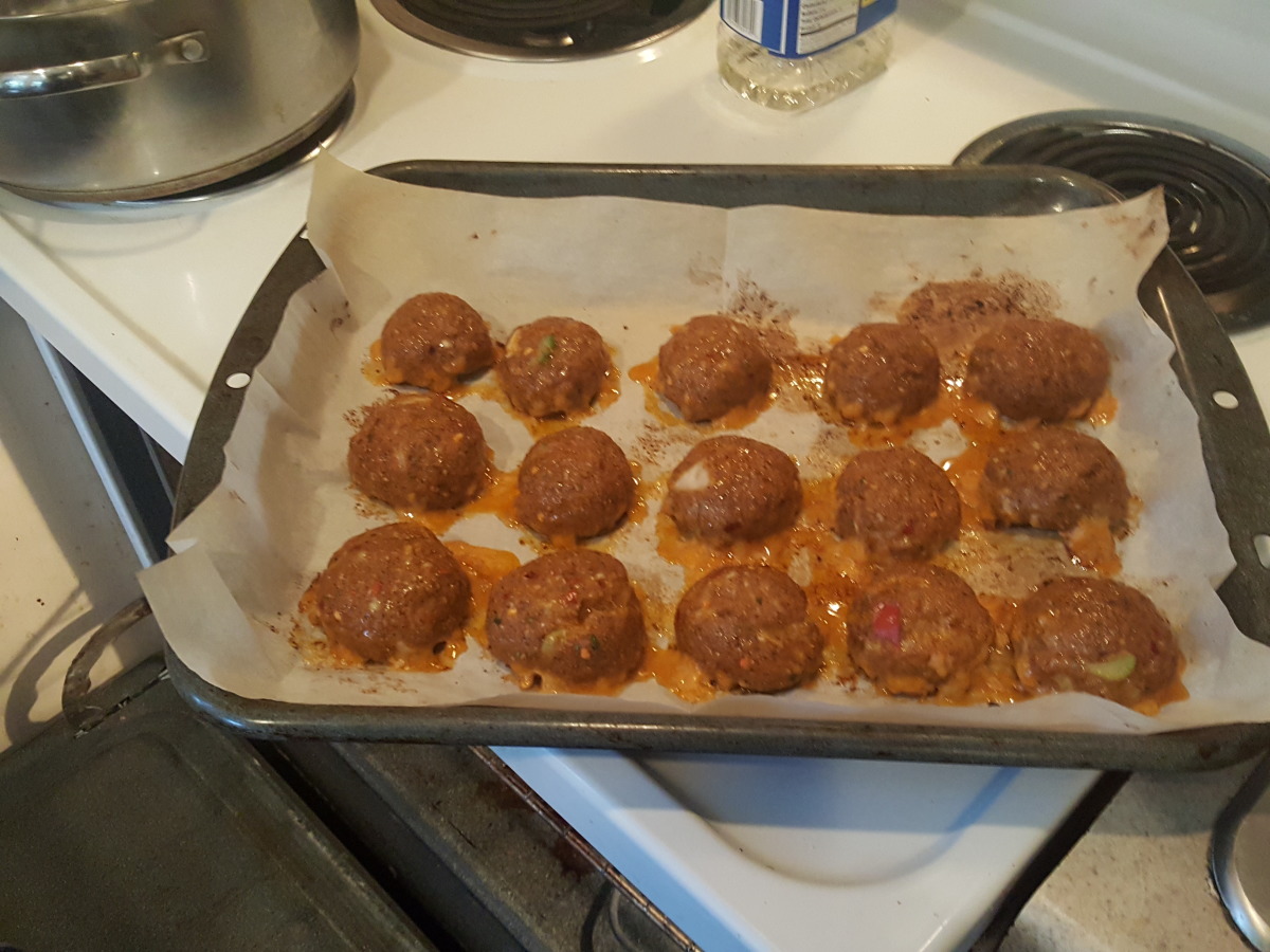 how to cook meatballs with cheese inside