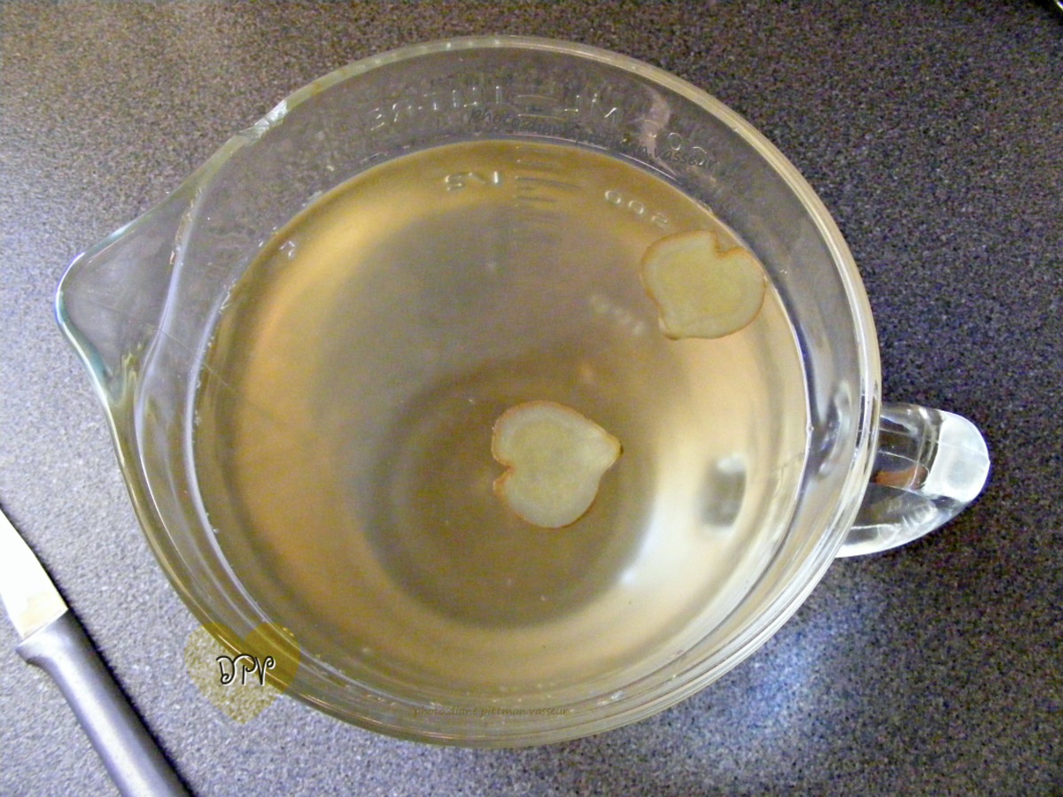 how to boil ginger root