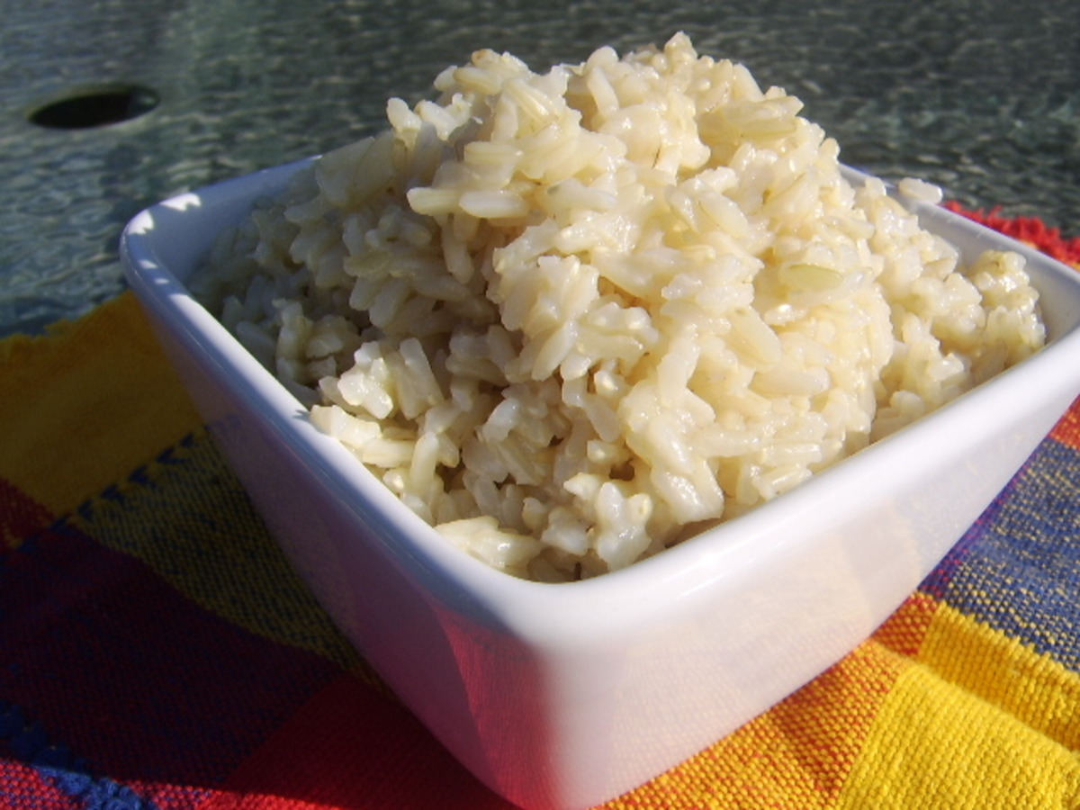 how to cook brown rice olive oil