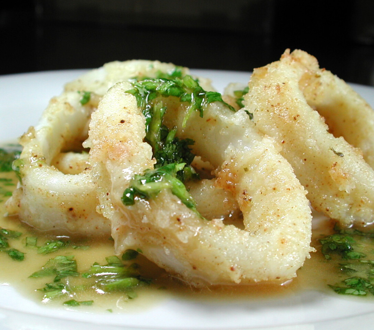 how to make calamari vinaigrette
