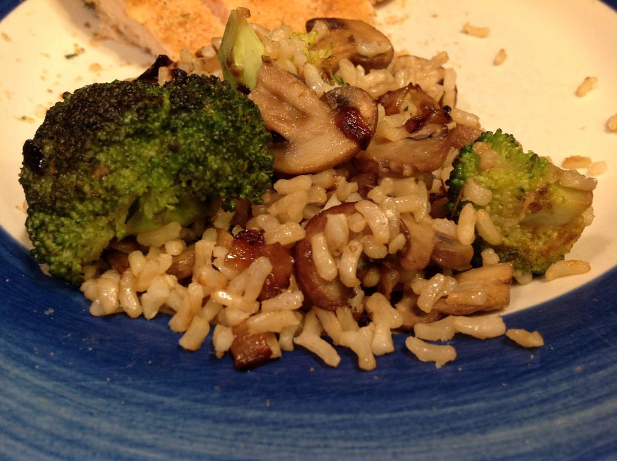 how to cook brown rice with veggies