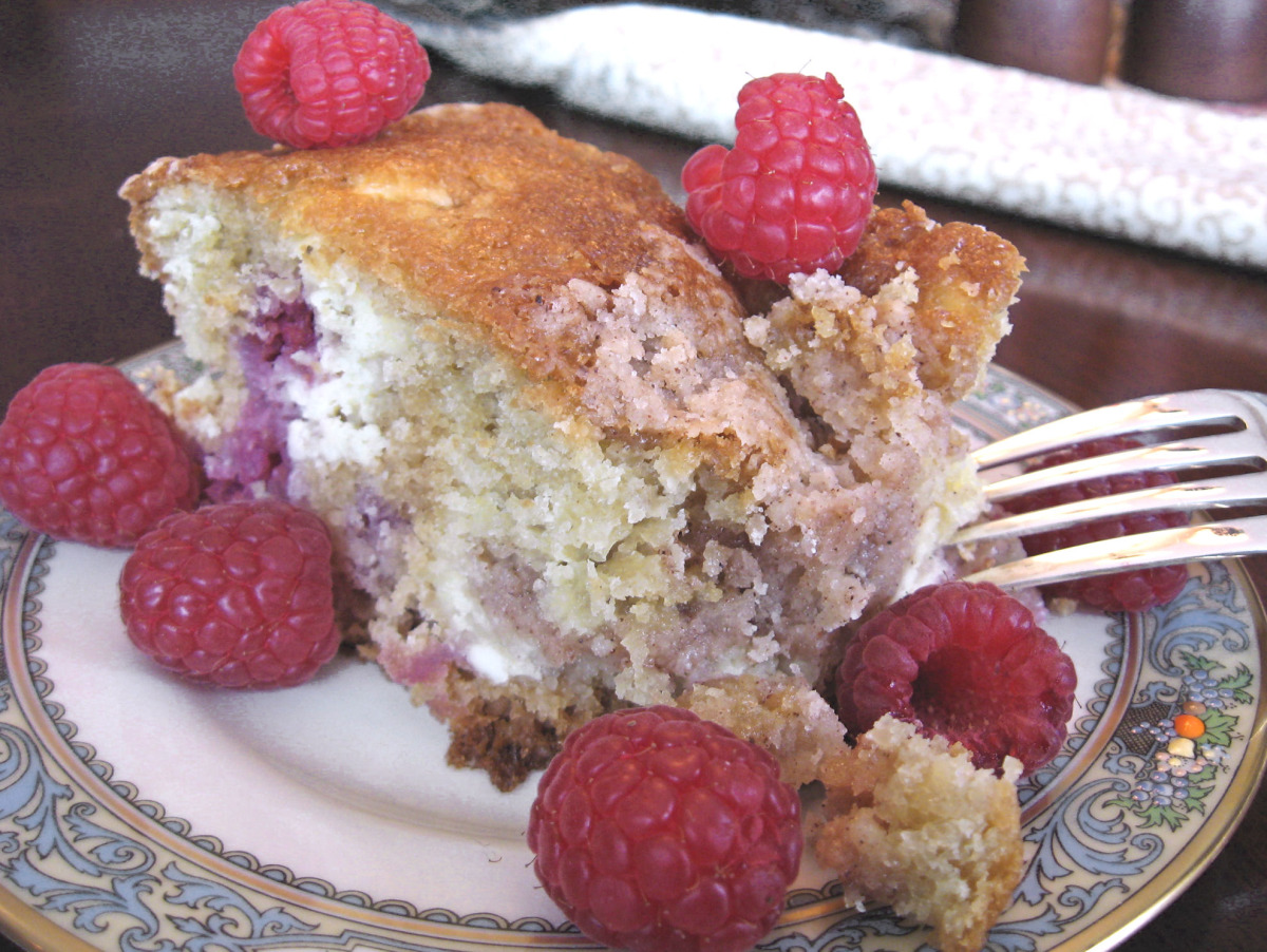Raspberry Cream Cheese Coffee Cake Recipe - Food.com
