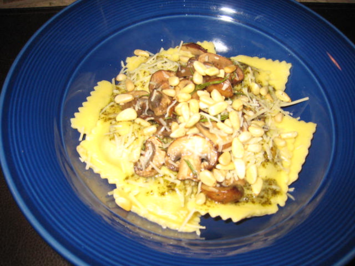 Creamy Pesto Ravioli Recipe - Food.com