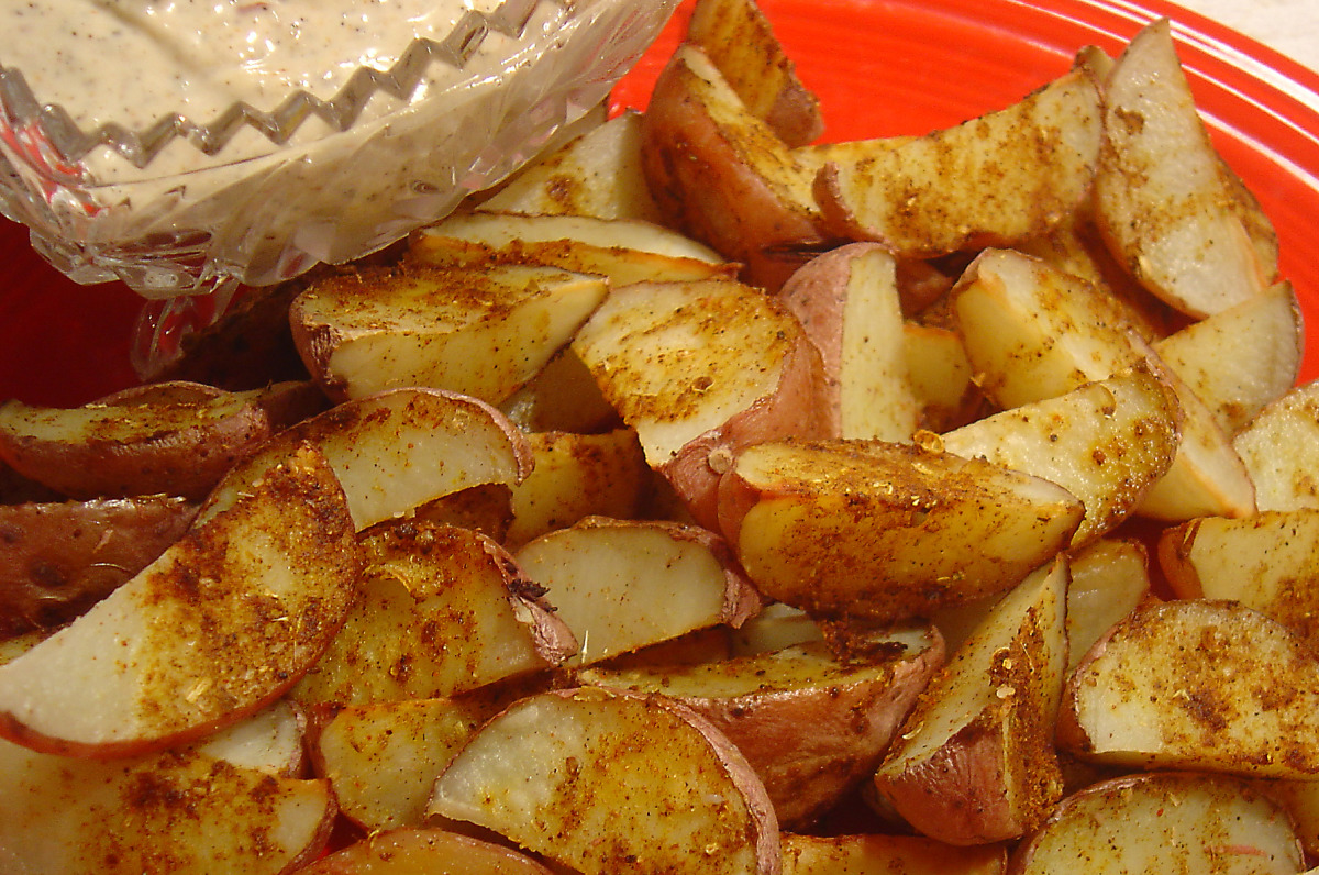Spicy Indian Potato Wedges Recipe - Food.com