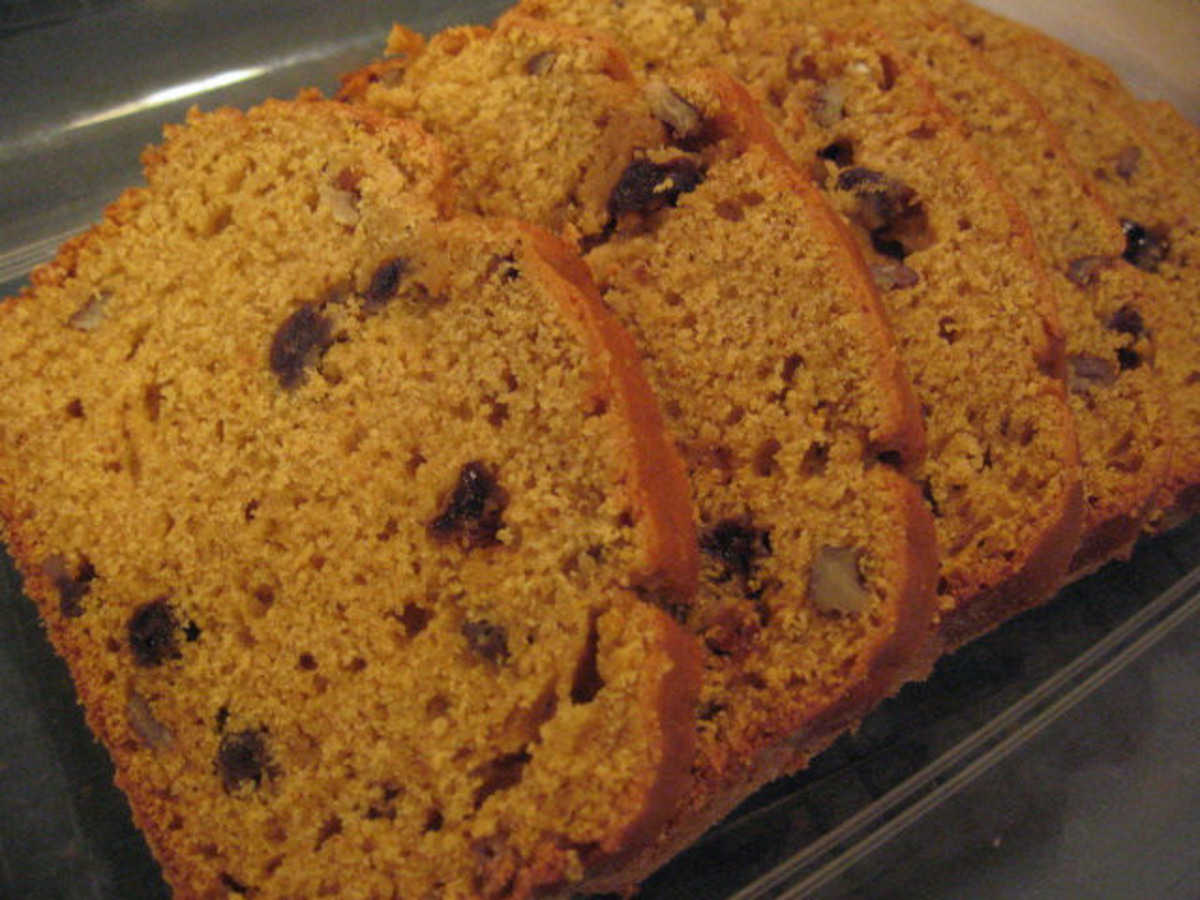 Pumpkin Raisin Walnut Quick Bread Recipe - Food.com