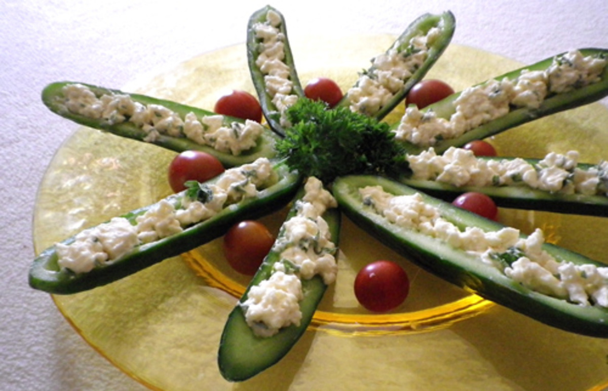 Stuffed Cucumbers Recipe - Food.com