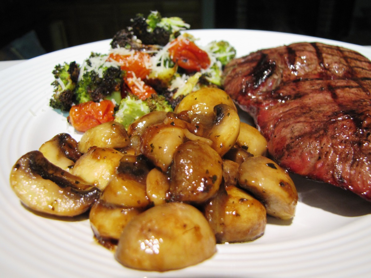 how to cook mushrooms low calorie