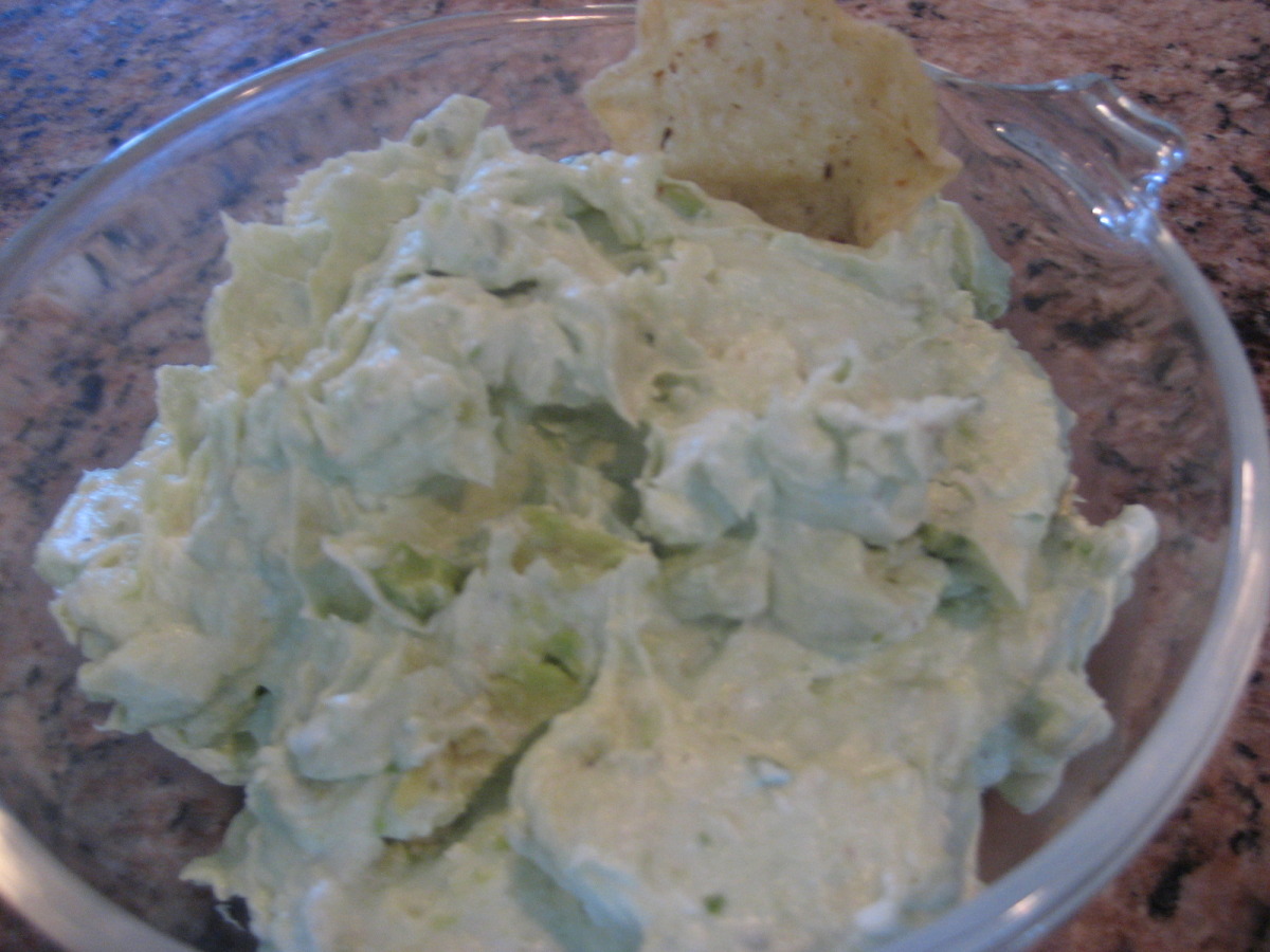 how to make avocado dip with cream cheese