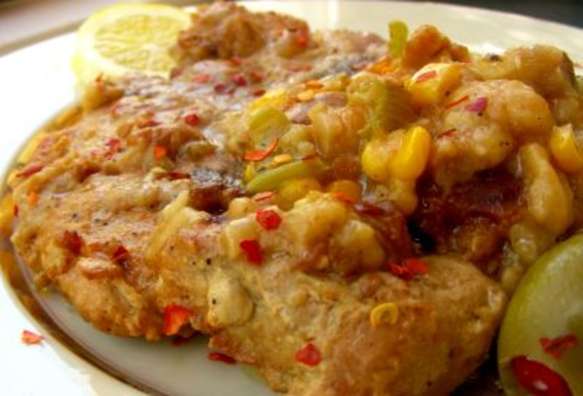 Corn Stuffed Pork Chops Recipe - Food.com