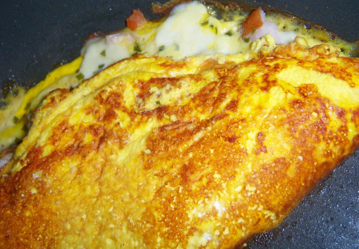 how to cook chicken omelette