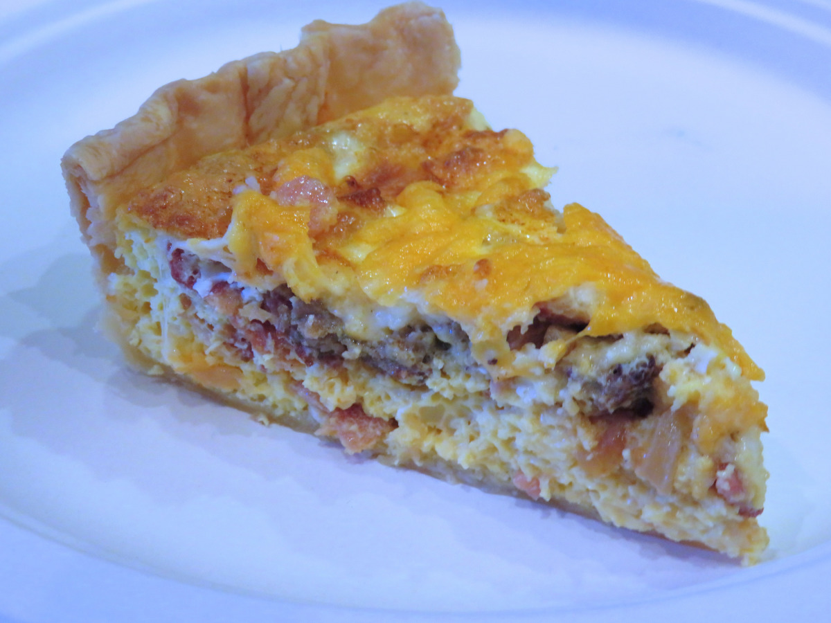 how to make bacon and egg quiche