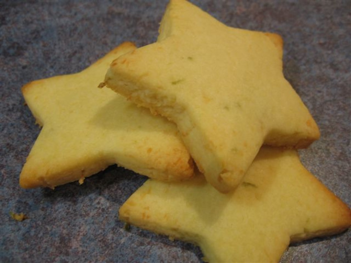 lime and coconut shortbread
